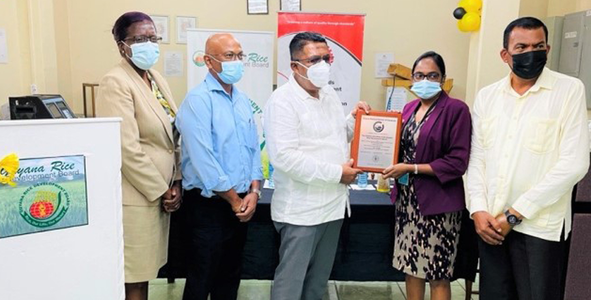 Maintaining certification of its Laboratory for quality Rice on the ...